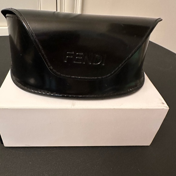 Fendi | Accessories | Authentic Black Fendi Glasses Case | Poshmark